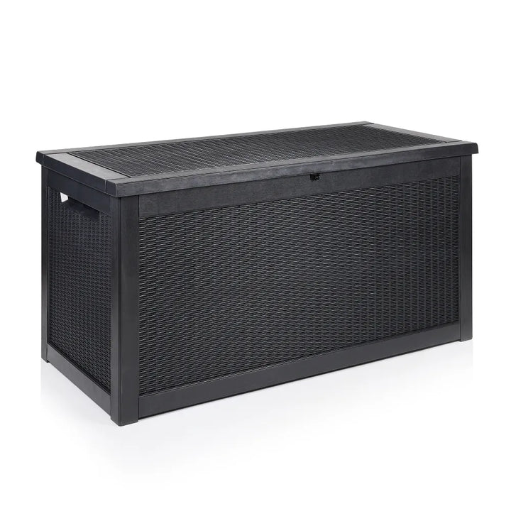 Alfresia Rattan Effect 980L Garden Storage Box | Alfresia.co.uk